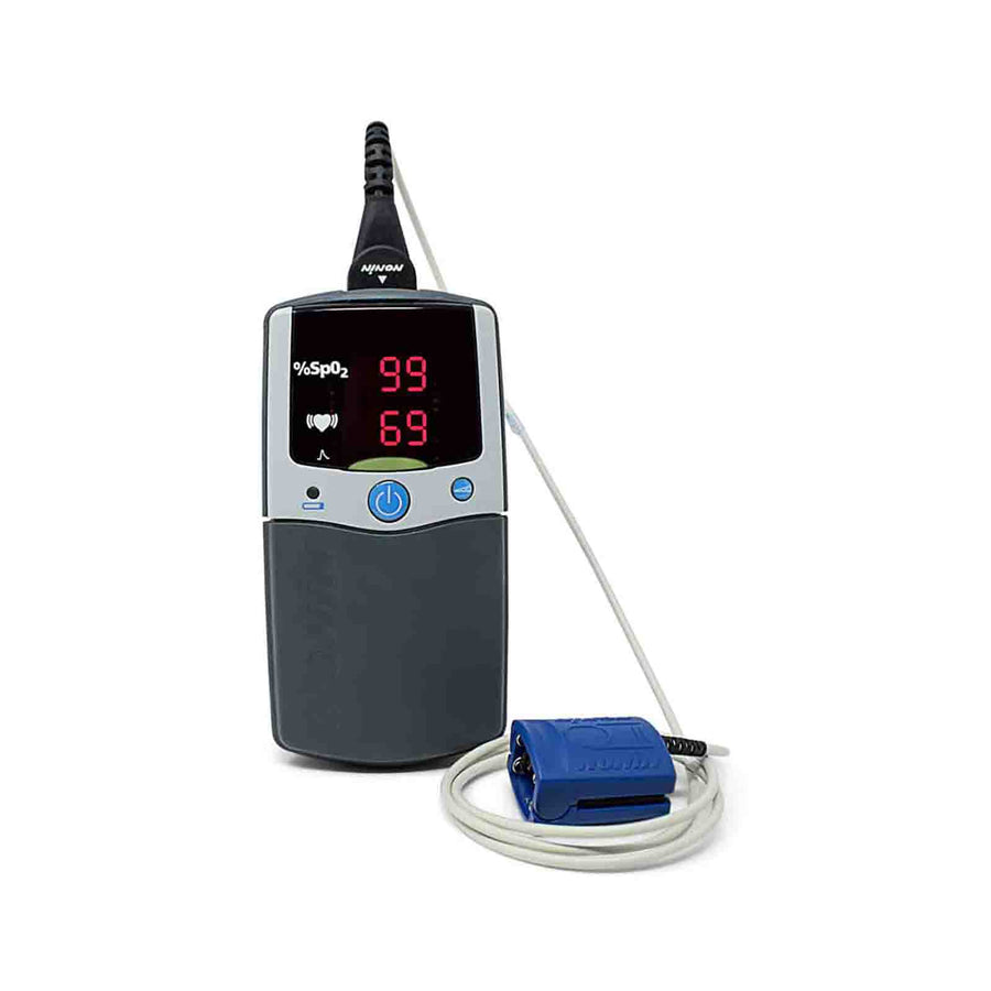 Nonin PalmSAT Model 2500 Handheld Pulse Oximeter - No Alarm - with Cho ...